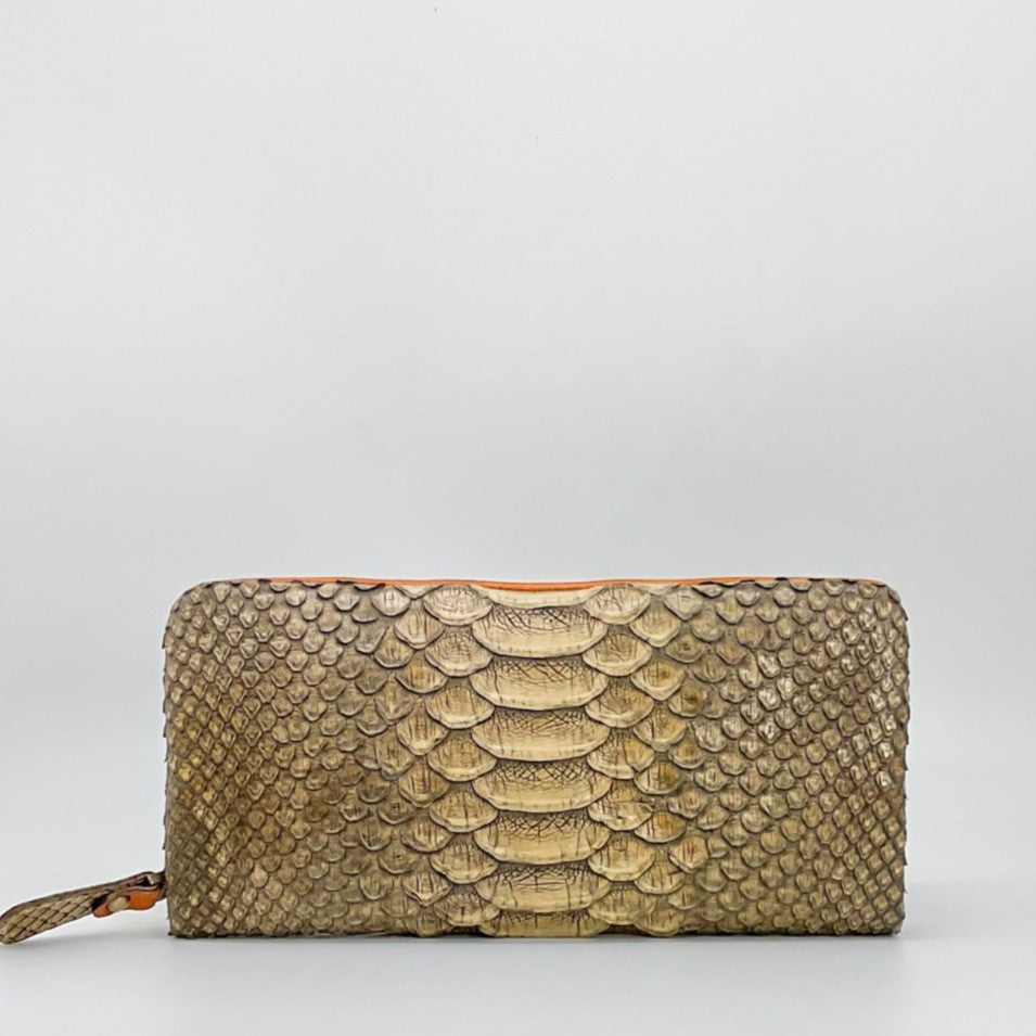 Antique python アンティークパイソン ラウンドファスナー長財布(内縫いタイプ) – VIA DOAN（ヴィア ドアン）