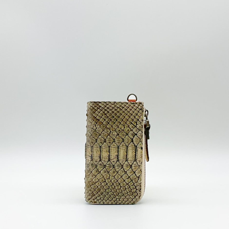 Antique Python(アンティークパイソン) L字ファスナーキーケース – VIA DOAN（ヴィア ドアン）